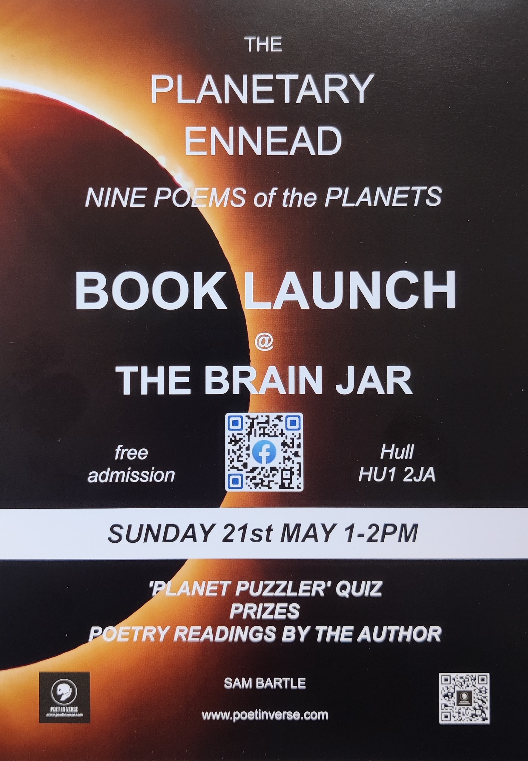 NEW BOOK: ‘The Planetary Ennead’ Nine Poems of the Planets – Poet in Verse